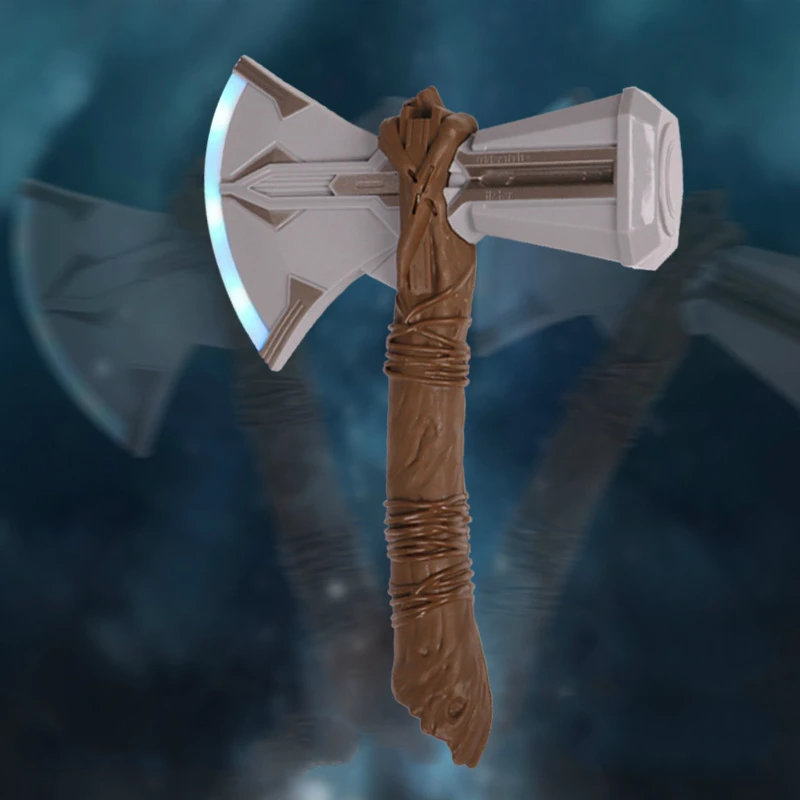 Sound Flash Light Thor Axe Hammer Stormbreaker Kids Toys Cosplay ...