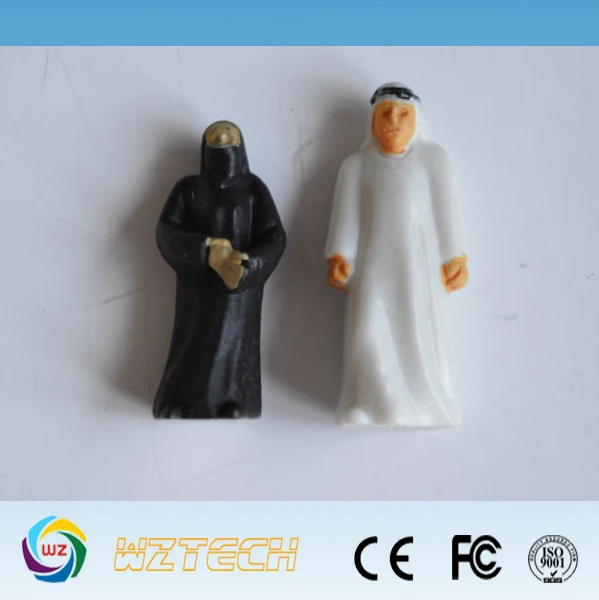 Free Shipping 100pcs Painted Model Arabic People Figures 1;50 Miniature ...