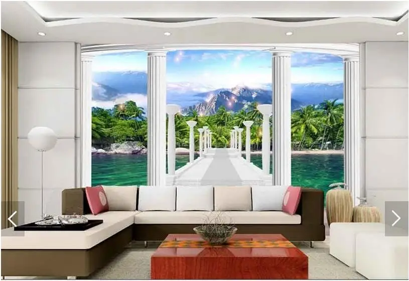 Customized 3d photo wallpaper 3d wall mural wallpaper 3 d setting wall ...