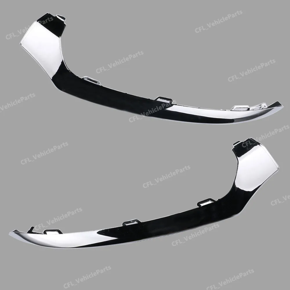 Левый центр правый передний бампер Нижняя хромированная литьевая ...