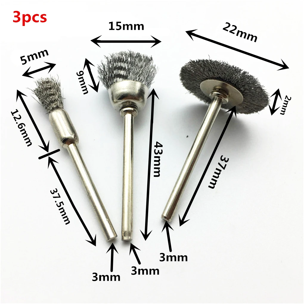 Dremel Brass Wire Wheel 50-Piece Stainless Steel Wire Brush Wheel Set ...