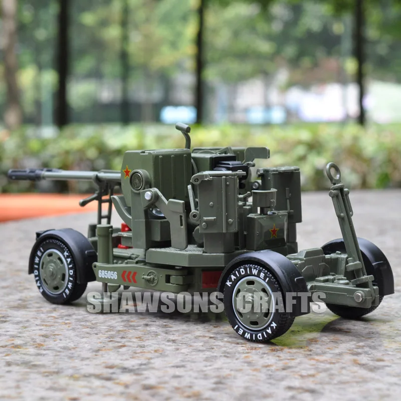 DIECAST METAL MILITARY MODEL TOYS 1:35 ANTI-AIRCRAFT GUN ARTILLERY ...