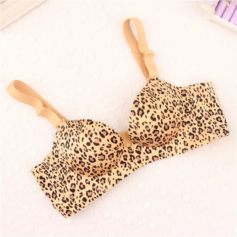 Fashion New Ladies Sexy Lace Brassier Leopard Bralette Comfortable One ...