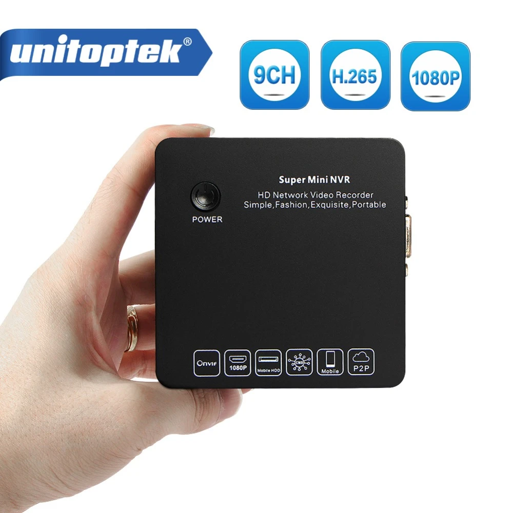 Super Mini NVR 9CH 1080P H.265 FOR Full HD IP Camera Network Video ...