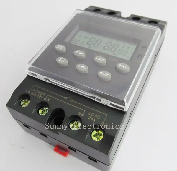1 Channel DIN RAIL Digital Timer Switch automatic program/programmable ...