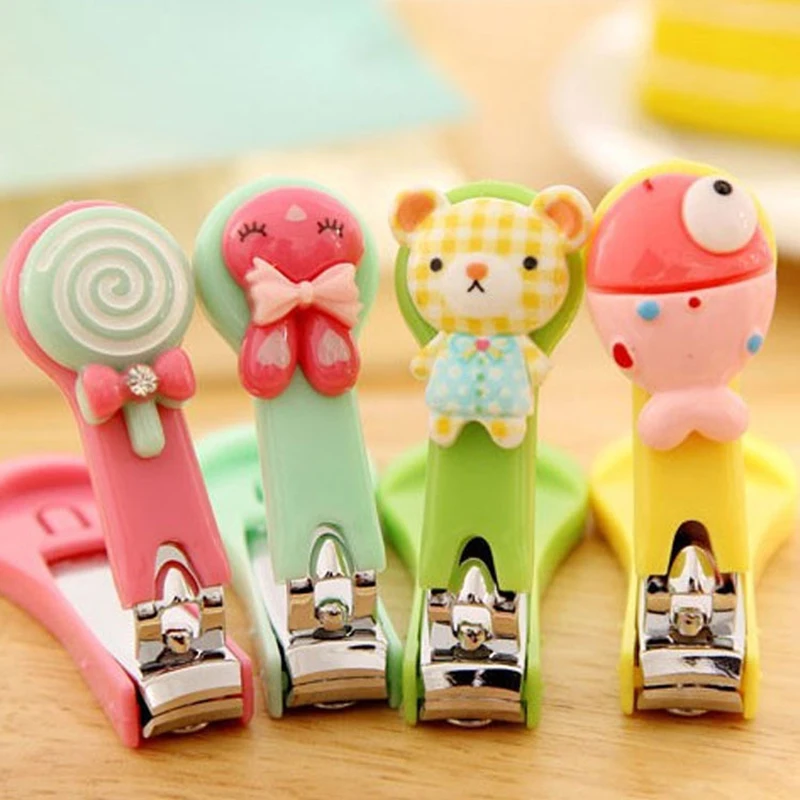 5pcs/lot Cute Nail Clipper Stainless Steel Mini Candy Nail Clippers ...