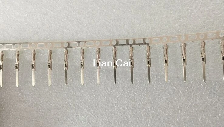 100 PCS 2.54mm 남성 듀퐁 점퍼 와이어 터미널 커넥터 핀 압착 구리|wire copper crimp connector ...