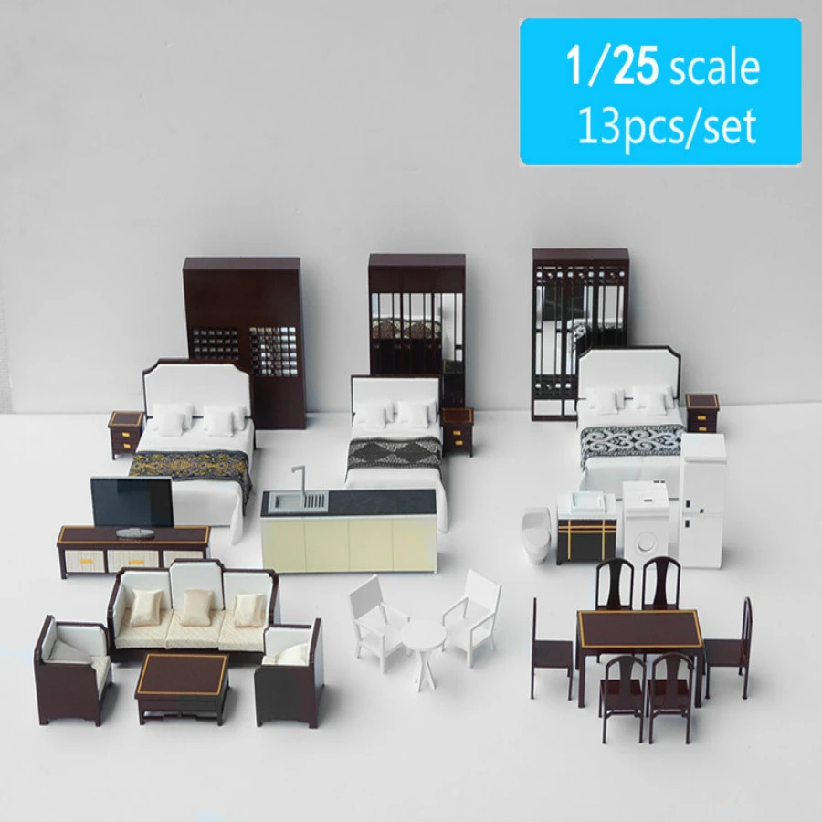 1/25 Scale Architecture Model Furniture Miniature Scales Toy For Ho ...