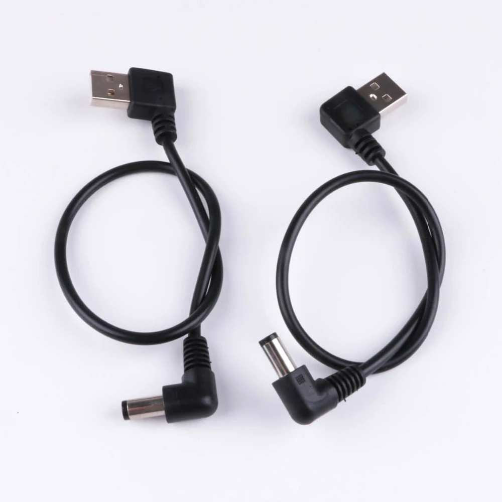 Angled Usb Dc Plug Barrel Power Jack Cable 5.5/2.1mm 5.5x2.1mm Right ...