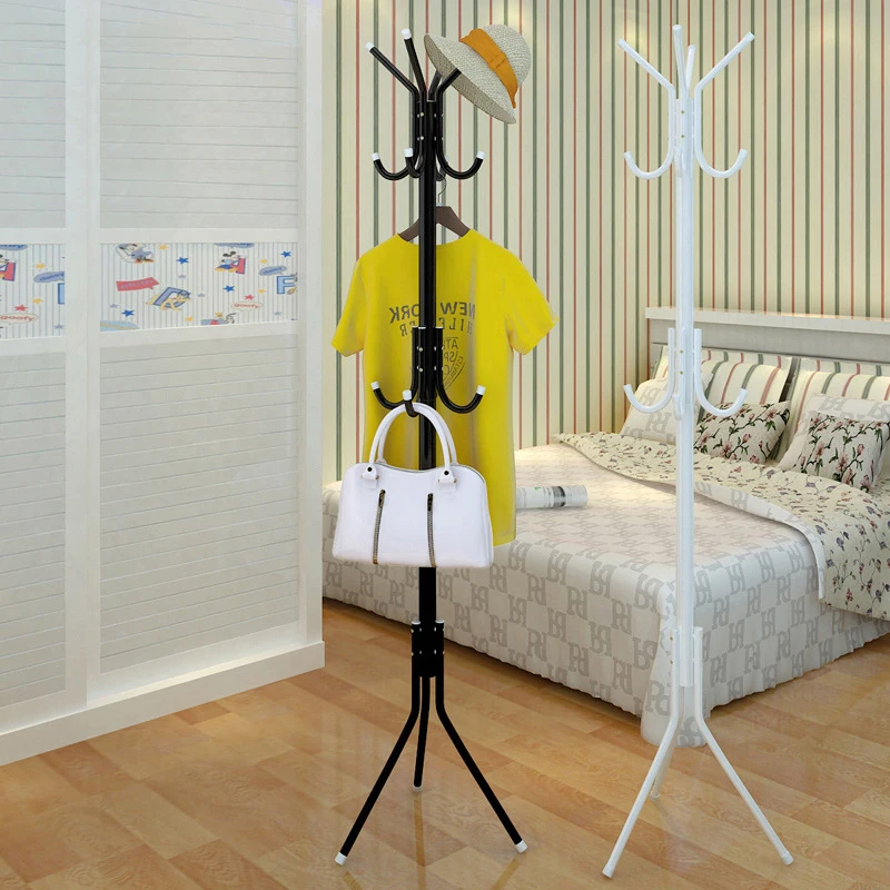 Fashion Thicken Carbon Steel Clothing Rack Organizer With 12 Hooks ...