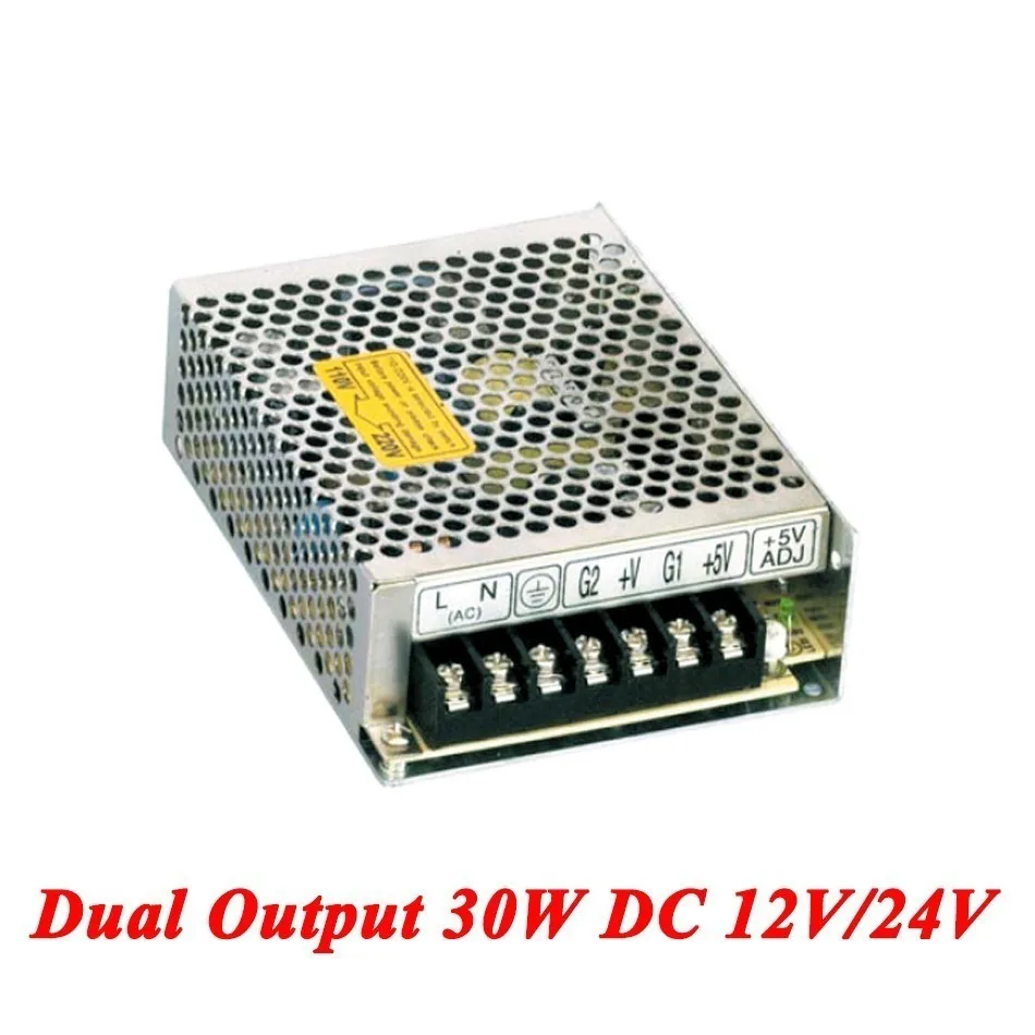 D-30c Double Output Dc Power Supply 30w 12v/24v,smps Power Supply For ...