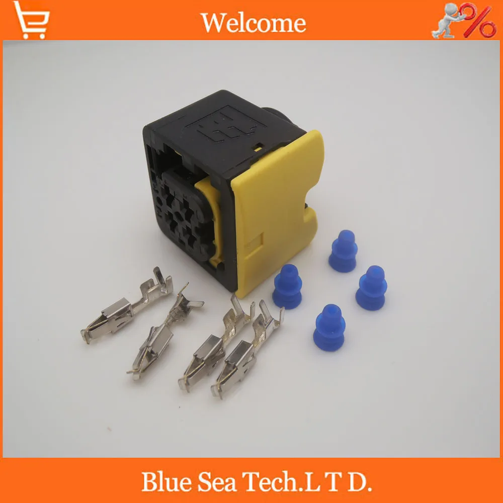 10 sets 4Pin 2 1418390 1 female Car/Auto oil sensor plug connector,Car ...