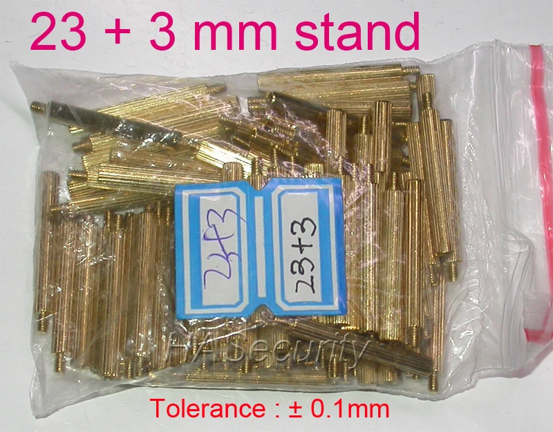23+3mm (100pcs) Brass Stand / Brace / Puncheon For Security Camera Pcb ...