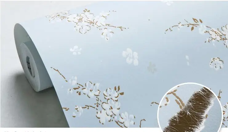 Beibehang новые обои винтажные китайские Цветочные нетканые обои ...