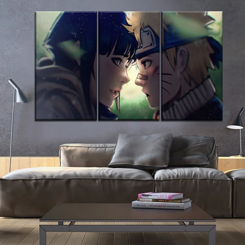 Cuadro decorativo de Arte de pared con póster de Anime, para dormitorio ...