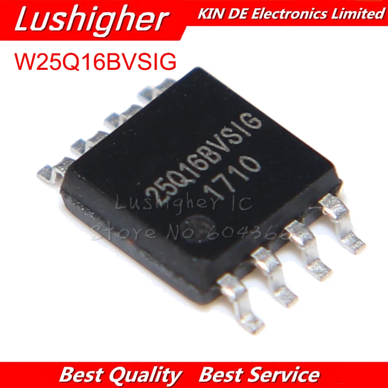 10pcs W25q16bvssig Sop W25q16bvsig 25q16bvssig 25q16bvsig W25q16 25q16 ...