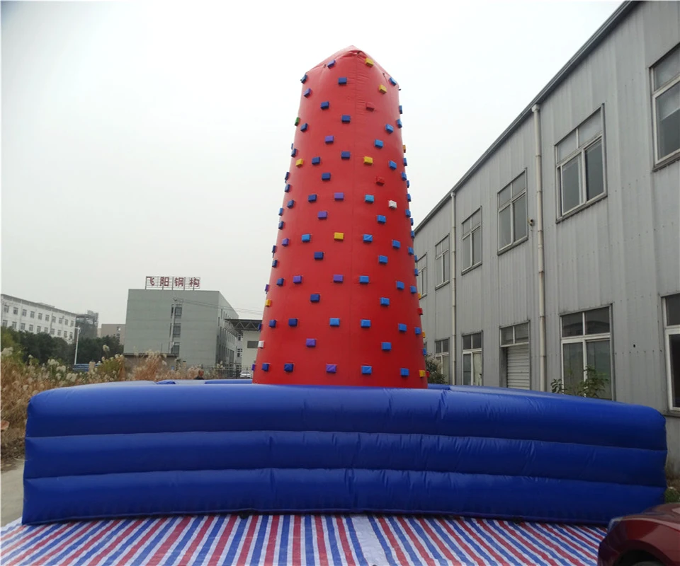 PVC commercial grade inflatable climbing wall Inflatable Tower Climbing ...