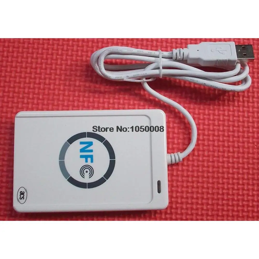 USB ACR122U NFC RFID Smart Card Reader Writer For all 4 types of NFC ...