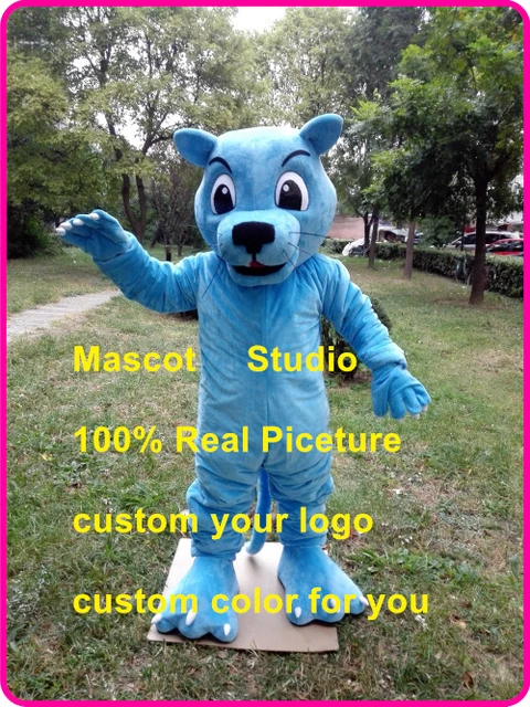 Blue Wildcat Mascot