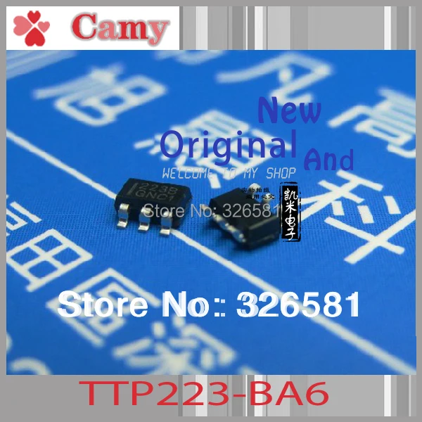 Купить ttp223 ttp223 ba6 ttp223ba6 223b sop23-6 50шт touch ic 100% ...