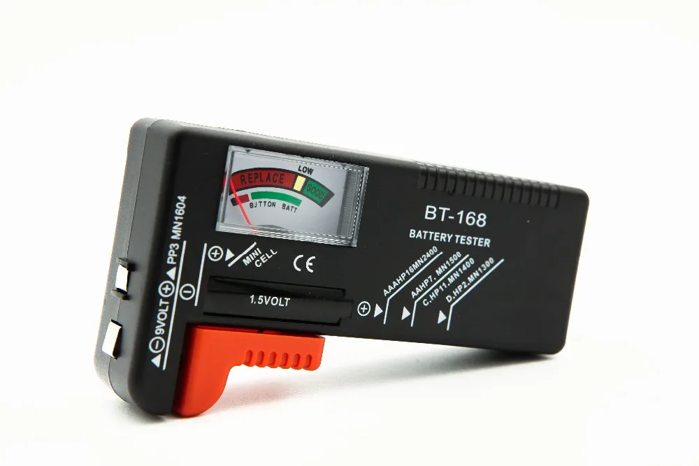 Portátil Duplo Easy to read Digital Universal Battery Volt Tester ...
