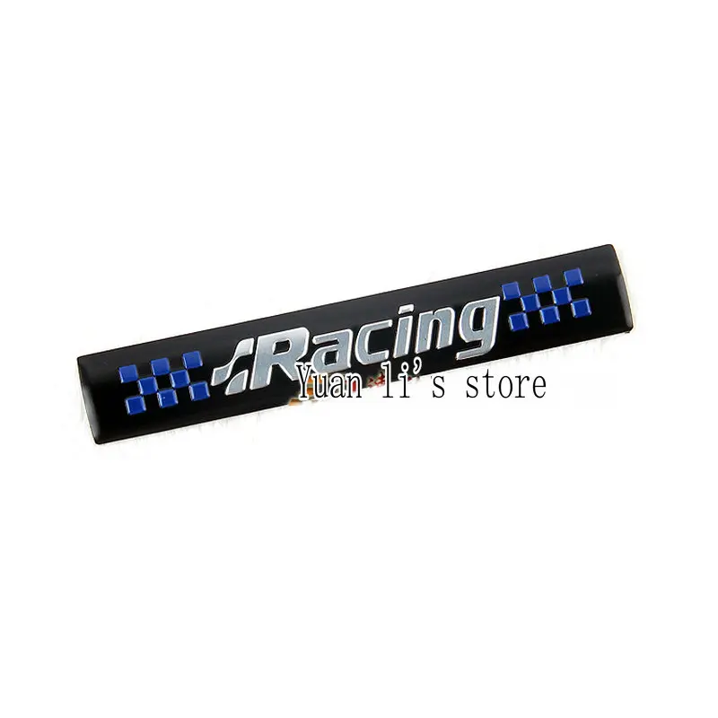 100pcs Car Emblem Racing Car Emblem Stick Car Body Stick 73*12mm Car ...