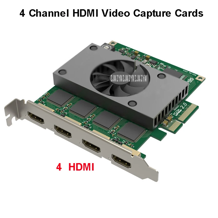 4 Channel HDMI Video Capture Card PCI e 2.0 Pro Capture Quad 4 HDMI ...