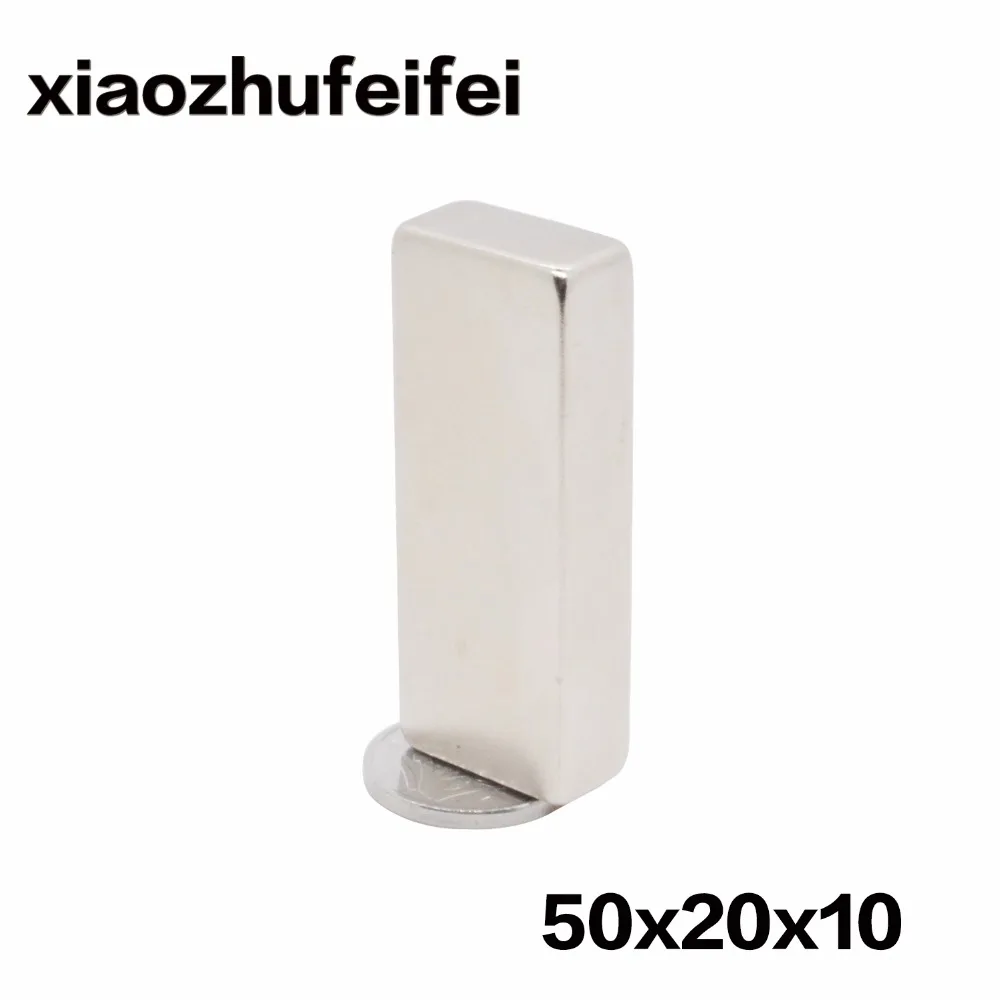 1 2 10pcs 50x20x10 Neodymium Magnet 50mm X 20mm X 10mm N35 Ndfeb Block 1-2-10pcs-50x20x10-neodymium-magnet-50mm-x-20mm-x-10mm-n35-ndfeb-block
