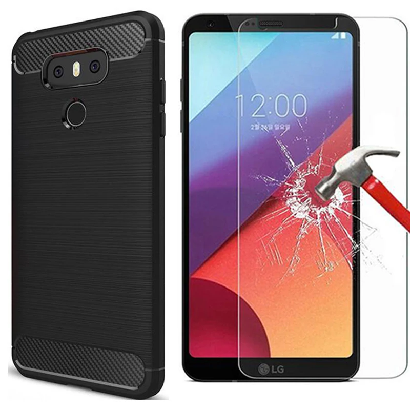 360 Full Body Protective For LG G6 Case Luxury Carbon Fiber Texture ...