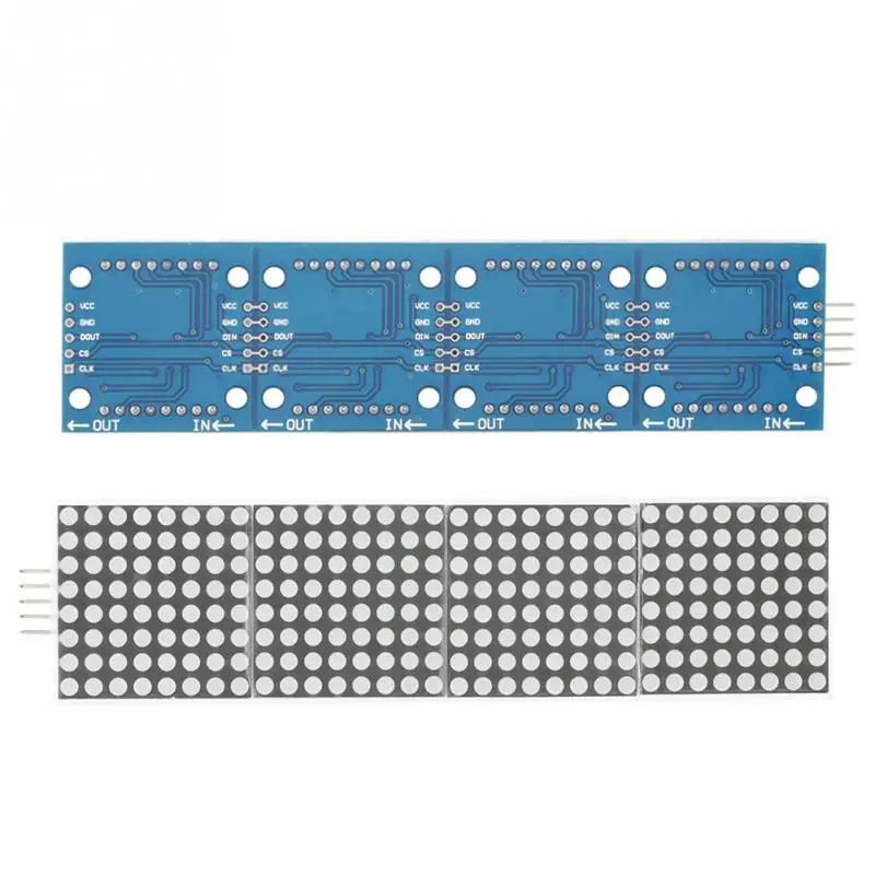 5V Dot Matrix Module 4 in 1 MAX7219 Dot Matrix Display Driver Module ...