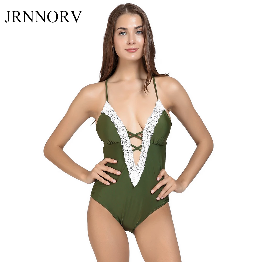 Jrnnorv One Piece Swimsuit 2018 Sexy Swimwear Women Bathing Suit Swim