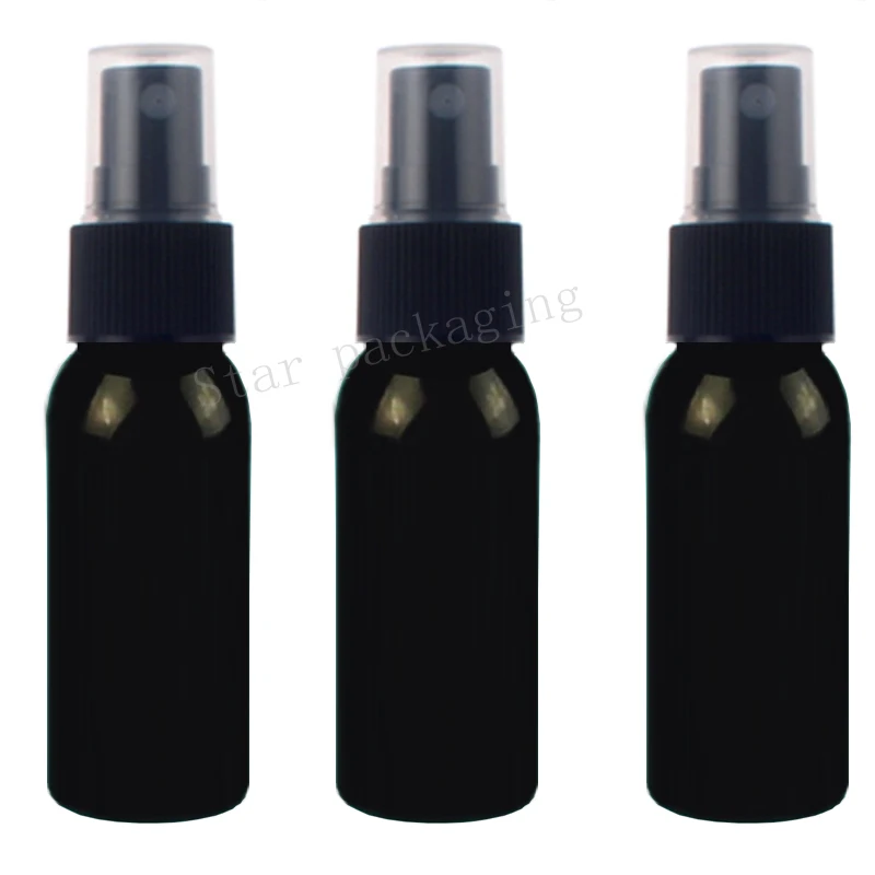 50X30ml Travel Plastic Perfume Atomizer Empty black Spray black Bottle ...