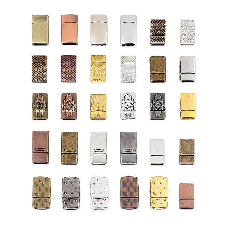 3Sets Flat Strong Magnetic Clasp Cord End Clasp Connector For 10x2mm ...