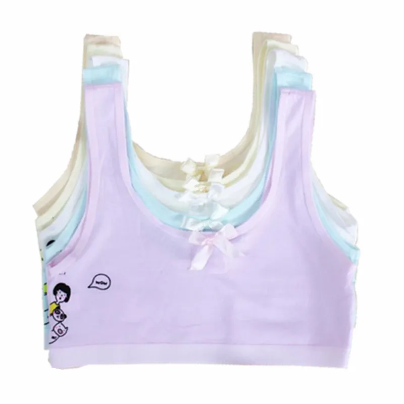 Young Girl Training Bra Children Cartoon Pig Panda Print Bra 8 15 Years ...