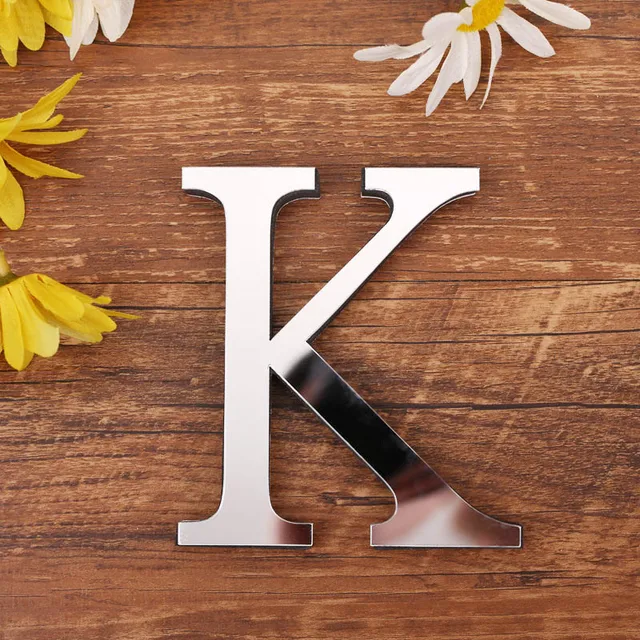 Mirrored Alphabet Letters Freestanding