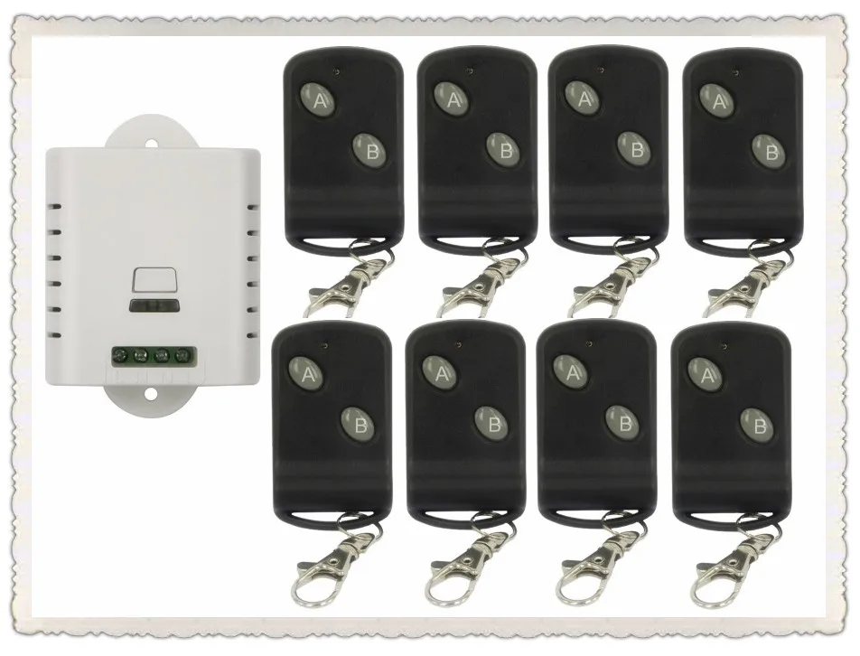 85V-110V-120V-220V-250V-1CH-Wireless-Remote-Control-Switch-8Transmitter ...