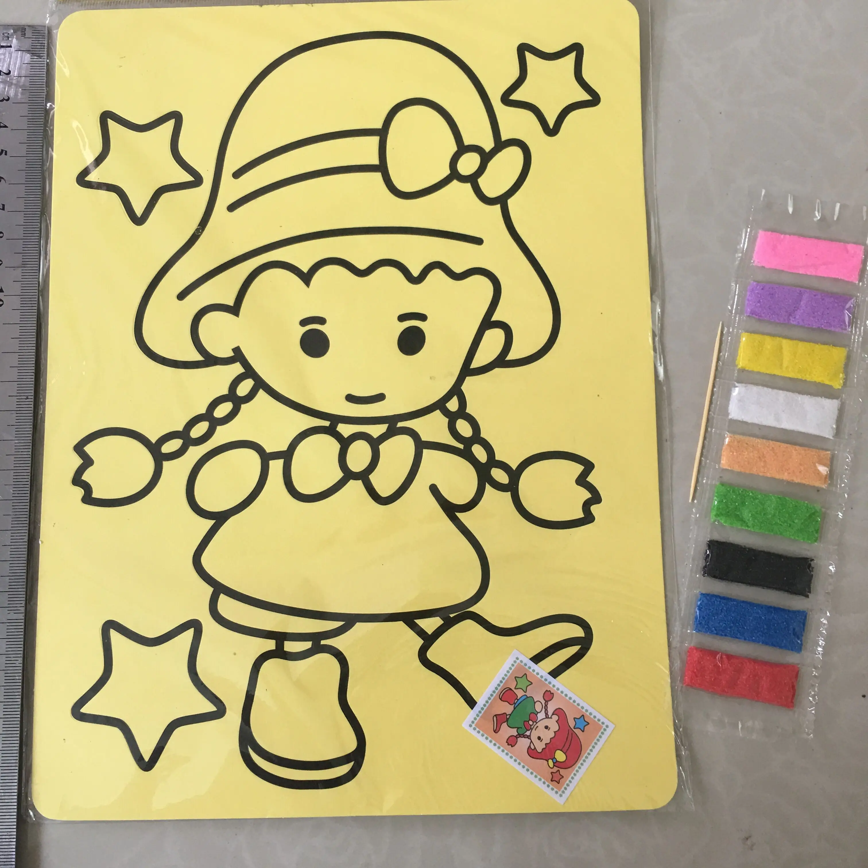 1PCS 27X21CM Children Kids Drawing Toys Sand Painting Pictures Kid DIY ...