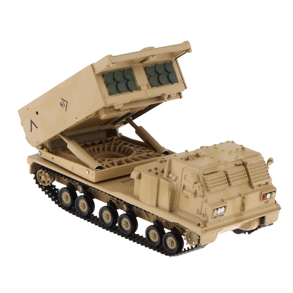 1:72 M270 MLRS Multiple Launch Rocket System Tank Launcher Model ...