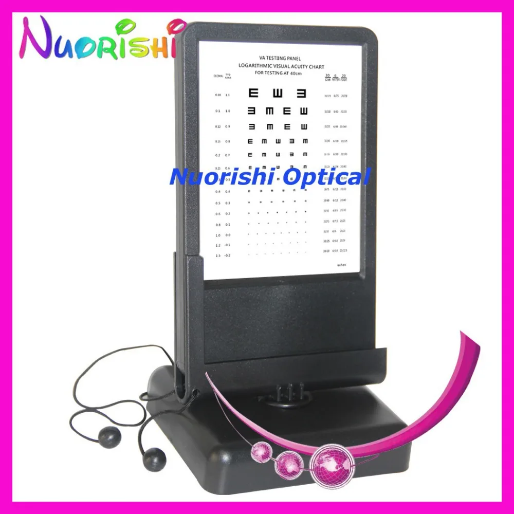 W0901 Tumbling E Double Side Reading 40cm Near Testing Led Illuminated 