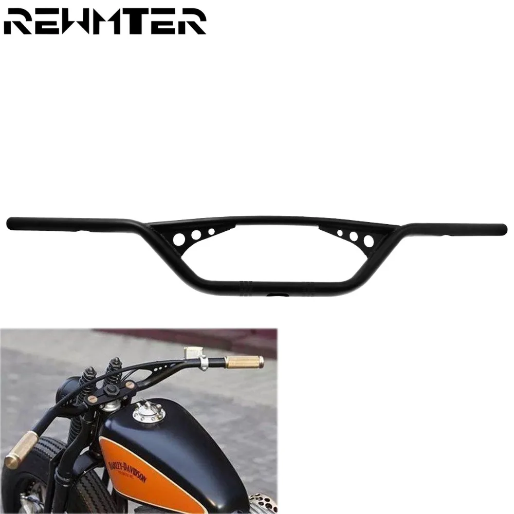 Motorcycle Drag Handlebar Z Bars Cafe Racer 1" Universal Handle Bar For ...