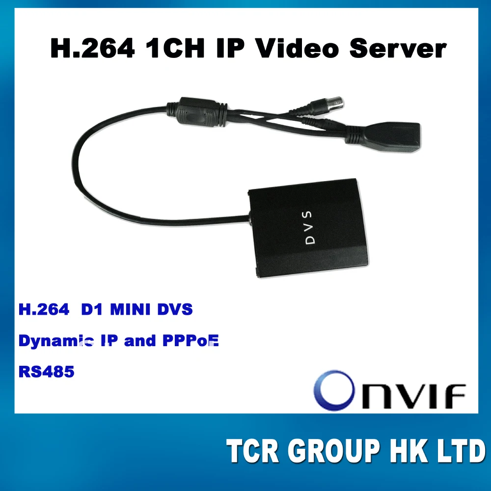 Free Shipment IP Video server 1ch D1 resulition with PTZ connecter ...