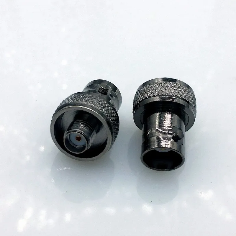 black BNC to sma connector adapter SMA to BNC,SMA F to BNC F antenna ...