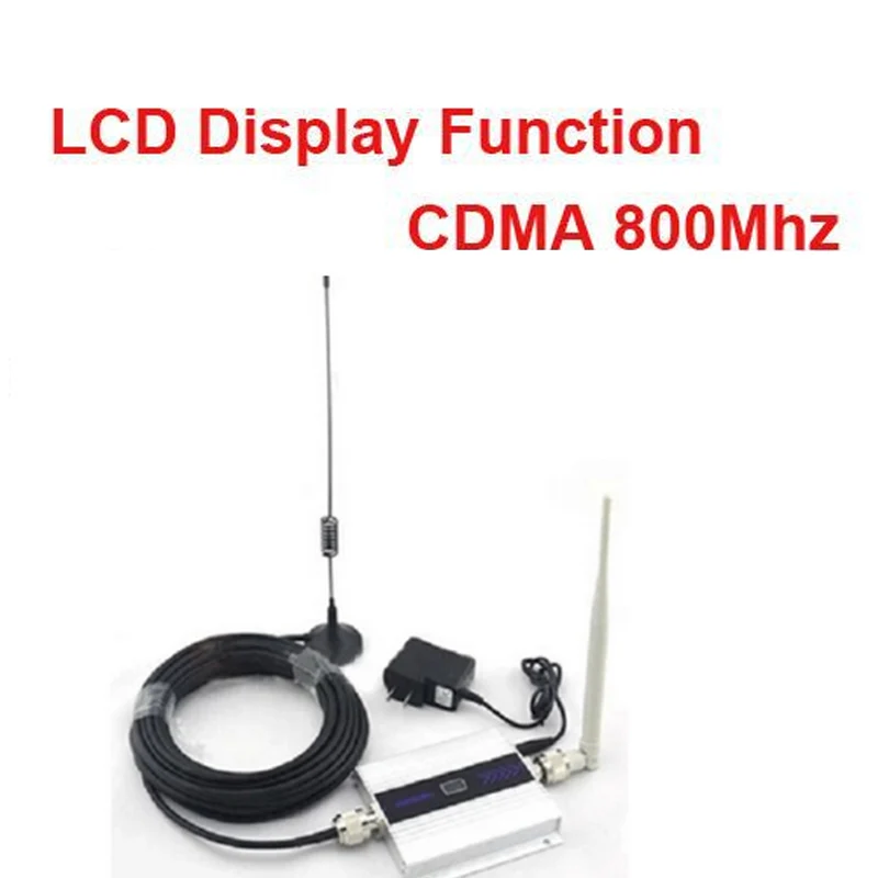 CDMA booster gain 55dbi LCD display function with cable and antenna ...