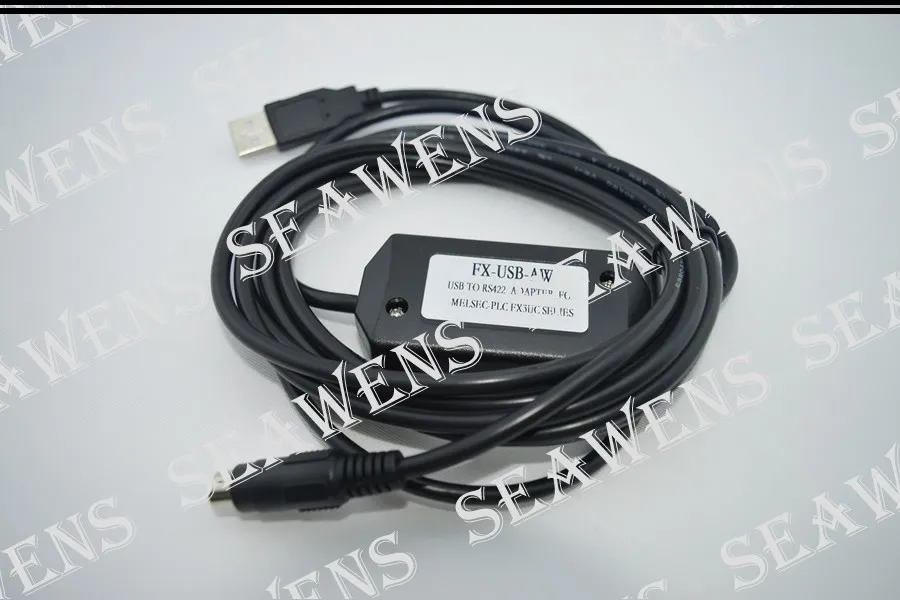 FX USB AW 프로그래밍 케이블 MlTSUBISHI FX3UC PLC USB/RS422 FXUSBAW, 무료 배송|cable for|cable ...