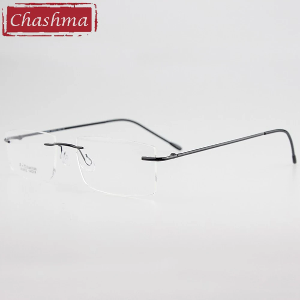 Buy Chashma Brand Frameless Light B Titanium Rimless Myopia Glasses Frames