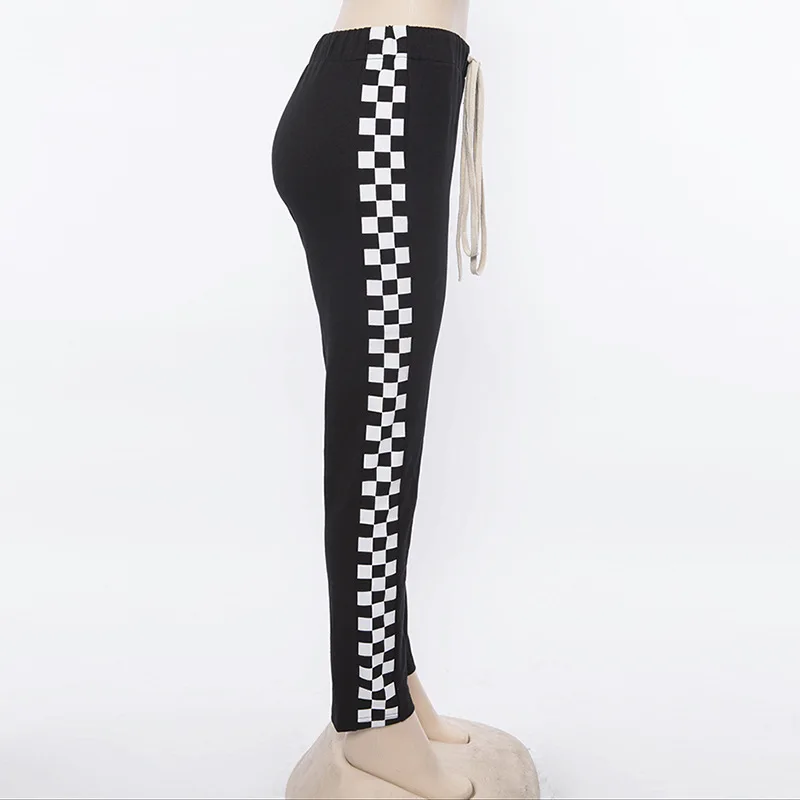 FREE SHIPPING !!! Female Checkered cotton pants JKP473 - Allkpop Shop