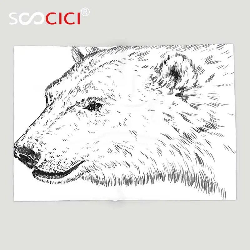 Bear Profile Drawing