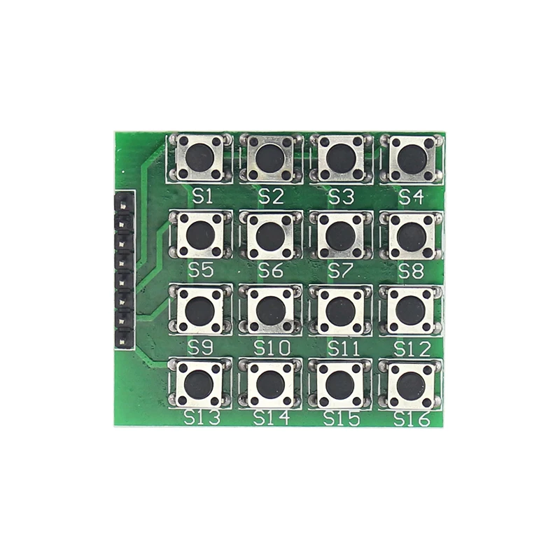New 16 Keys Button 4x4 Matrix Keyboard for 8 pin Keypad DIY Moudle|Demo Board Accessories ...
