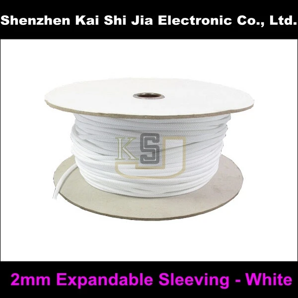 Factory Supply 200Meters / Lot Round 2mm White High Density PC Power ...