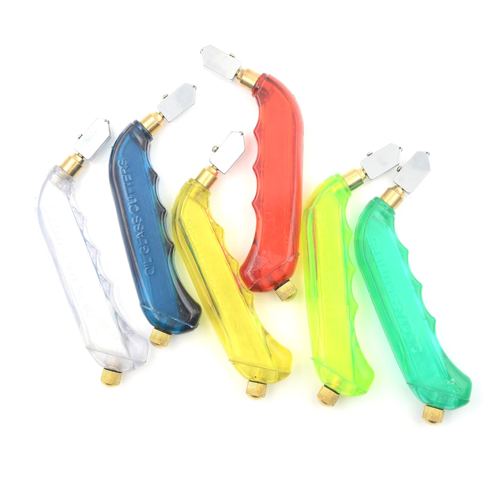 1x Tungsten Carbide Stained Glass Cutter Pistol Grip Oil Glass Cutter